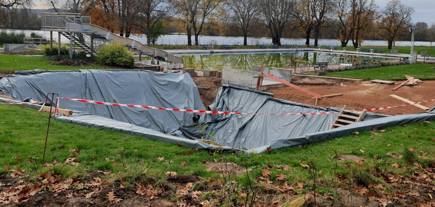 Freibad: Sanierung geht voran | Eltville am Rhein